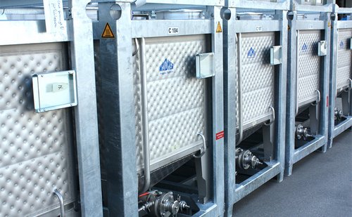 Waldner round containers and cubic containers