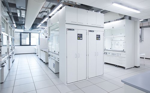 Chemical cabinet: safe storage of chemical substances