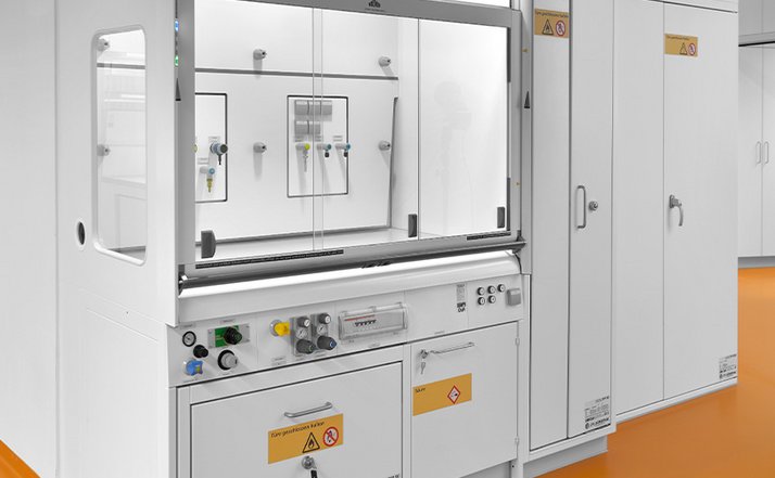 Chemical cabinet: safe storage of chemical substances